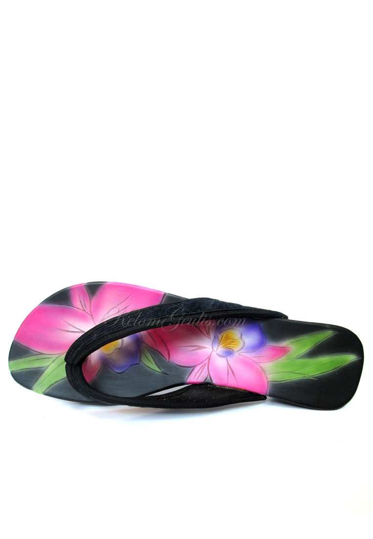 Kelom Geulis Jepit Hitam Bunga Airbrush | Kelom Geulis Khas Tasikmalaya ...